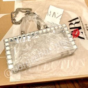 Zara | Bags | Zara Transparent Rigid Mini Box Bag | Poshmark